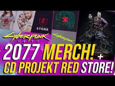 Cyberpunk 2077 & CD PROJEKT RED Merch Store is LIVE!