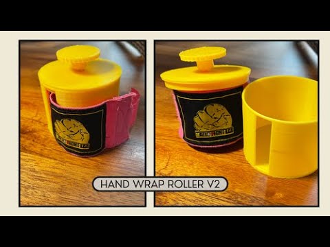 Hand wrap roller v2・ STL File for 3D printing・Cults