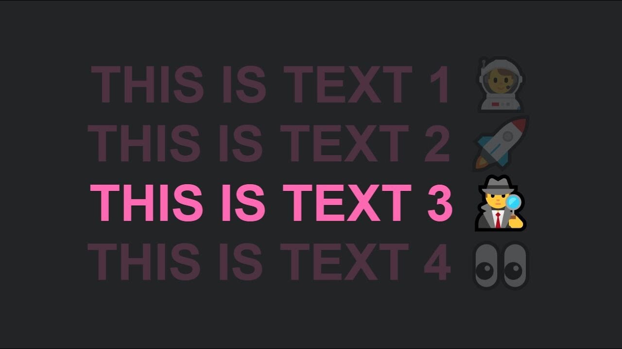 Highlight Elements While Scrolling Using Vanilla JavaScript