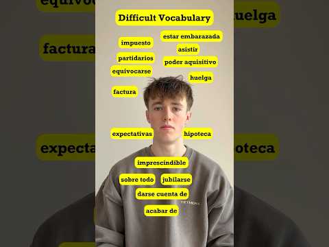 Do you Know ALL this Spanish A Level Vocab?