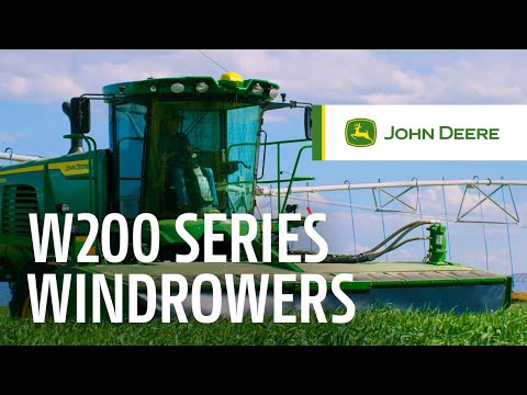 Speed and Efficiency | John Deere W200 Series Windrowers