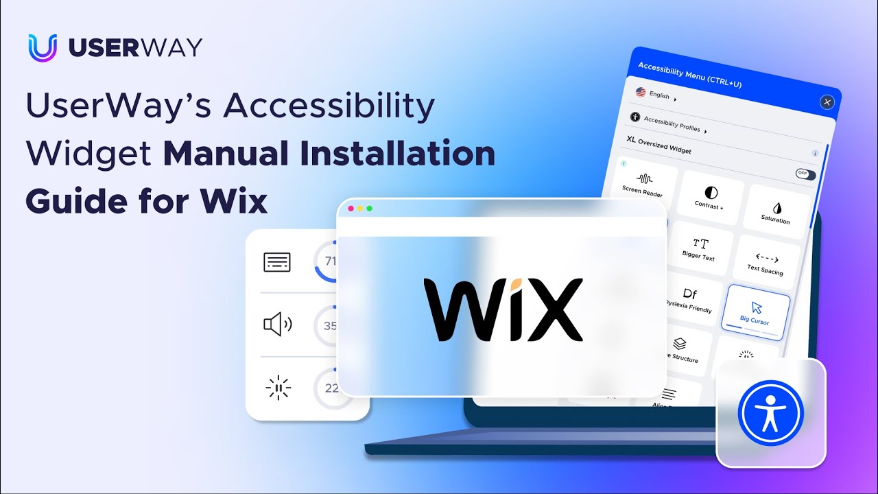 WIX Accessibility (Manual Install) - UserWay Installation Guide