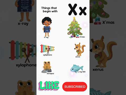 X For Words With pictures 💥😲#alphabet #words #letterx #youtubeshorts #ytshorts #viral #growth
