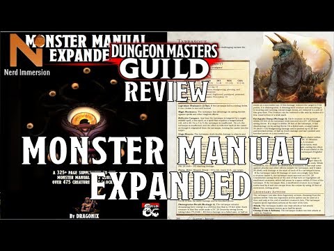 DM's Guild Review: Monster Manual Expanded (5e) | Nerd Immersion