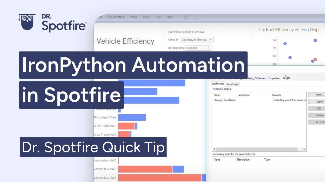 Intro to IronPython Automation in Spotfire