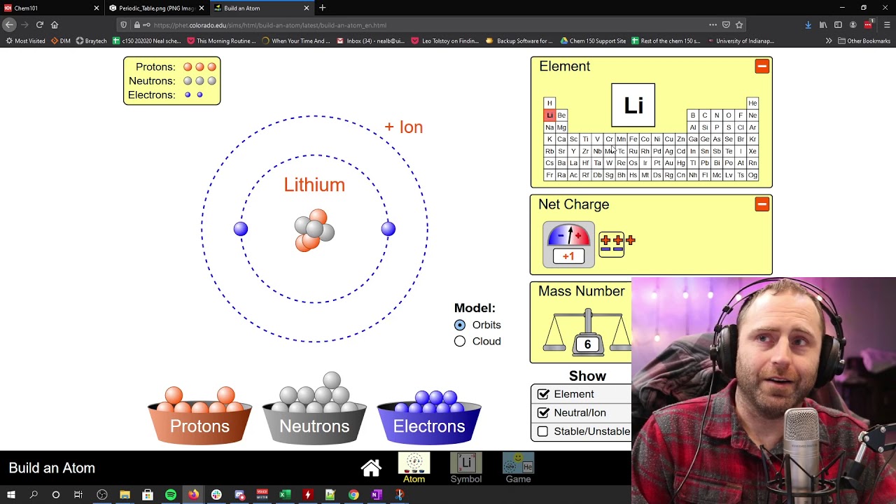Example How to build an ion using a simulation