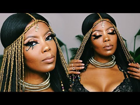 Cleopatra Makeup Tutorial - Cleopatra Halloween Eye Makeup How To