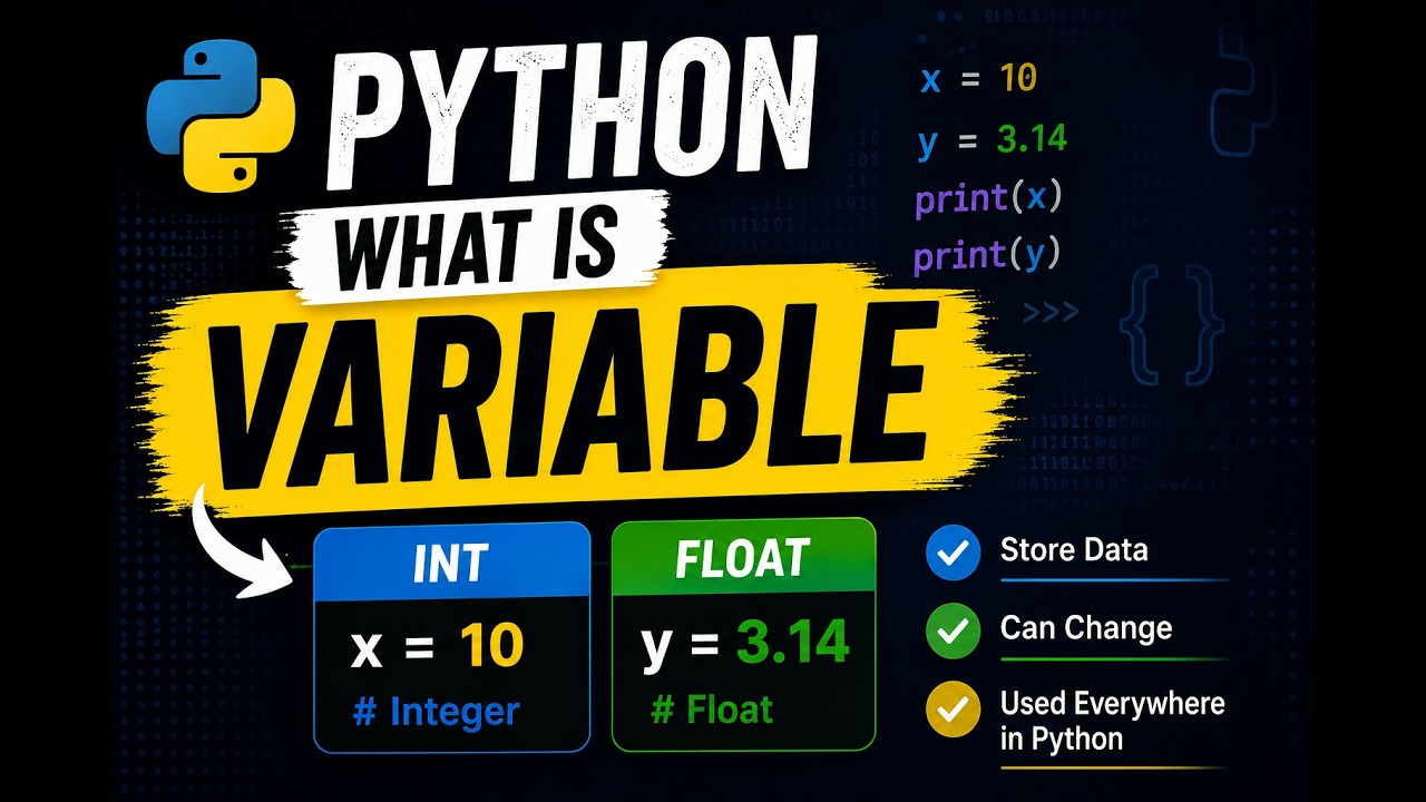 What Are Variables in Python? INT and FLOAT Explained Easily