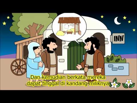 Animated film Birth of a tiny bible Jesus treasure