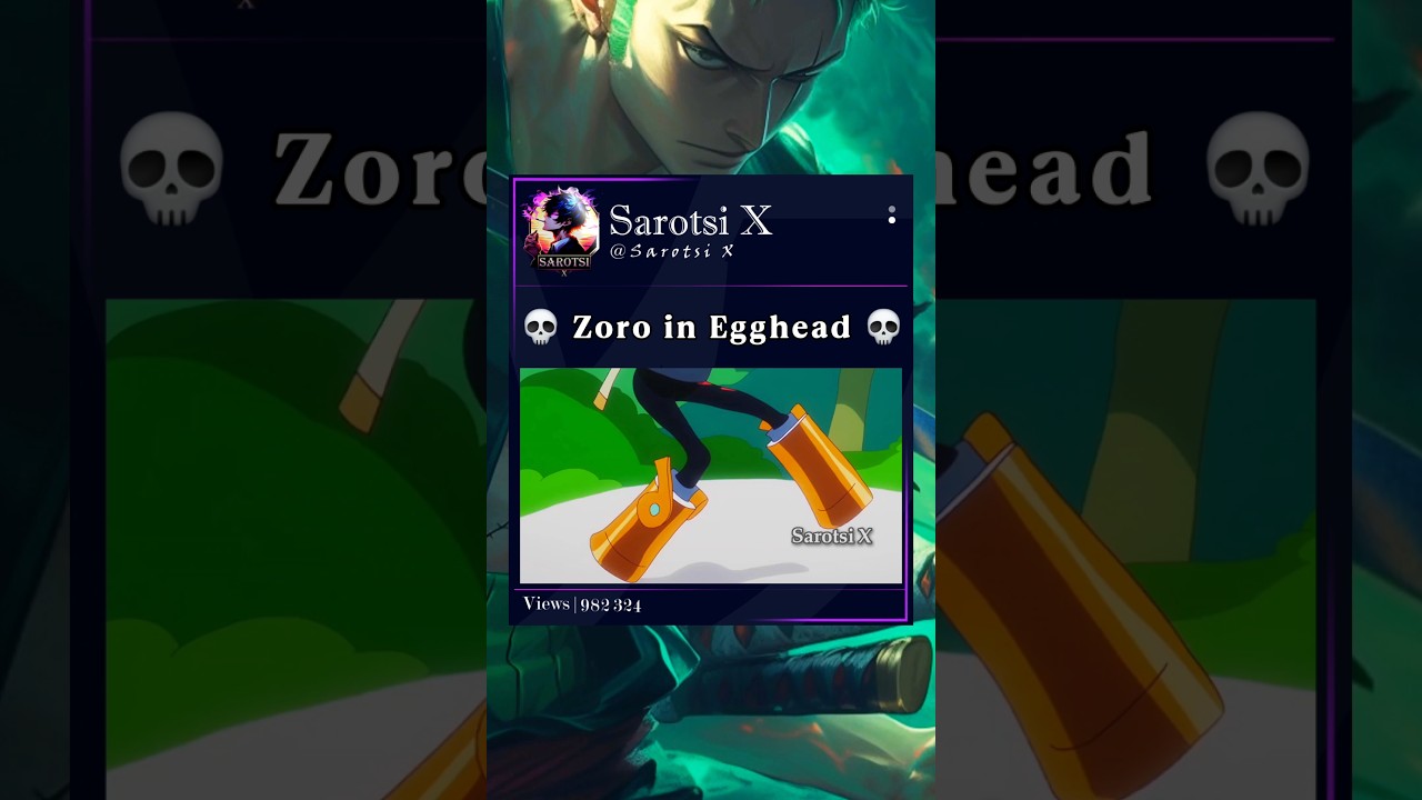 Did Zoro quit training? #zoro #wano #egghead #onepiece