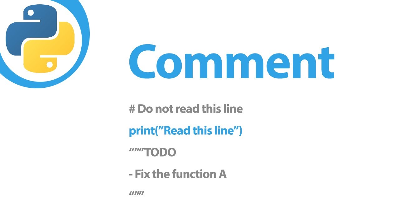 How to add comment in Python