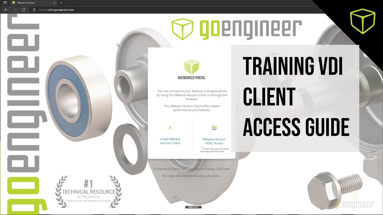 GoEngineer Training VDI Client Access Guide