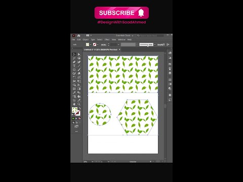 Create seamless pattern background - Adobe Illustrator Technique