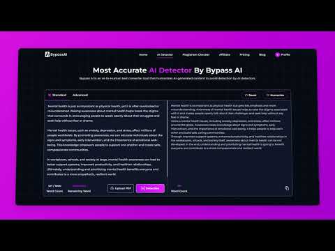 Humanize AI Text | Bypass ChatGPT Detectors for FREE! | Bypassai.io