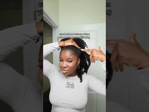 I used to struggle a lot with my low porosity hair 🤦🏾♀️ #naturalhair #4chair