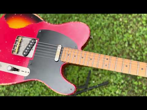 D'Light Custom Guitars Telecaster 2024 - Dakota Red over | Reverb
