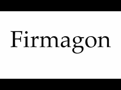 How to Pronounce Firmagon