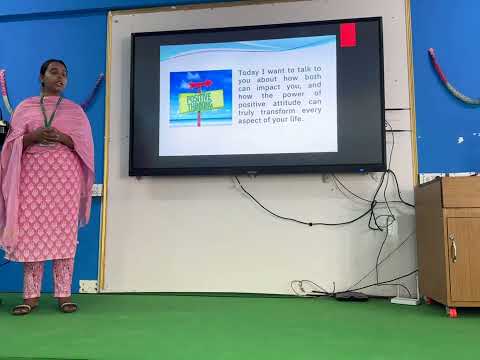 PPT PRESENTATION BY PRERNA ON POSITIVE ATTITUDE SESSION 2024-25