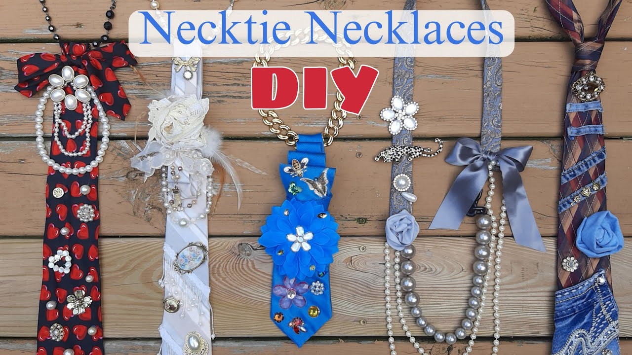 NO SEW TUTORIAL How To Upcycle Old Ties