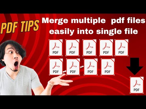 Merge multiple pdf files easily | Combine multiple pdf files into one file easily