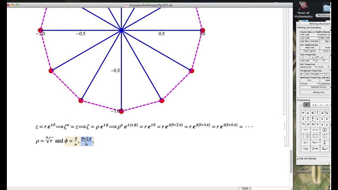 Graphing Complex Roots with Mathematica