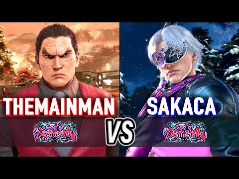 T8 🔥 THEMAINMAN (Kazuya) vs SAKACA (Lee) 🔥 Tekken 8 High Level Gameplay