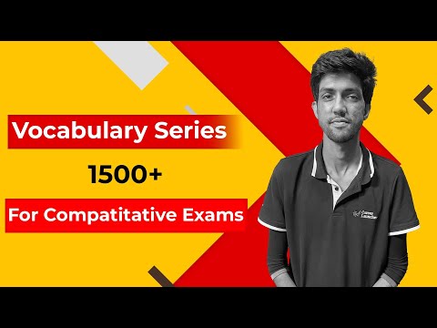 Vocabulary Series | CAT/CLAT/IPMAT and Other Compatitative Exams | 1500+ Words