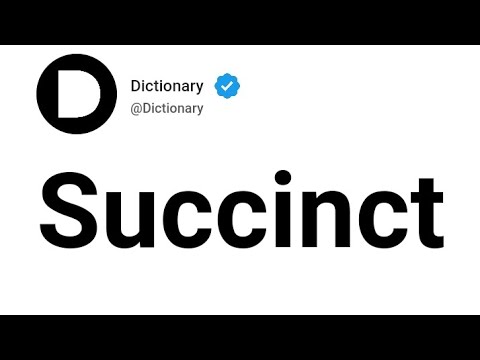 Succinct Meaning In English