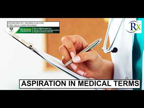 Aspiration In Medical Terms