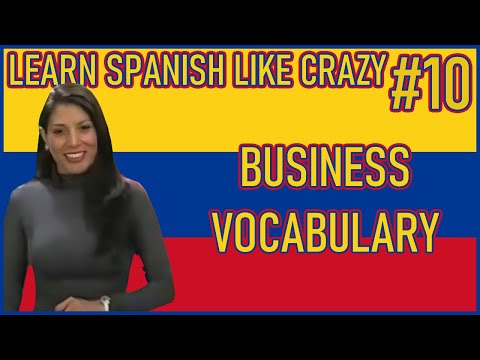 Learn Spanish Words for Business