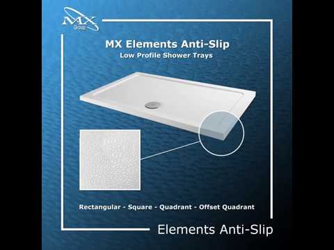 MX Elements Anti Slip Slimline Shower Trays