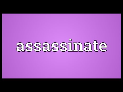 Assassinate Meaning