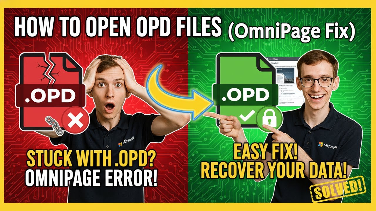 How to Open OPD Files (OmniPage)