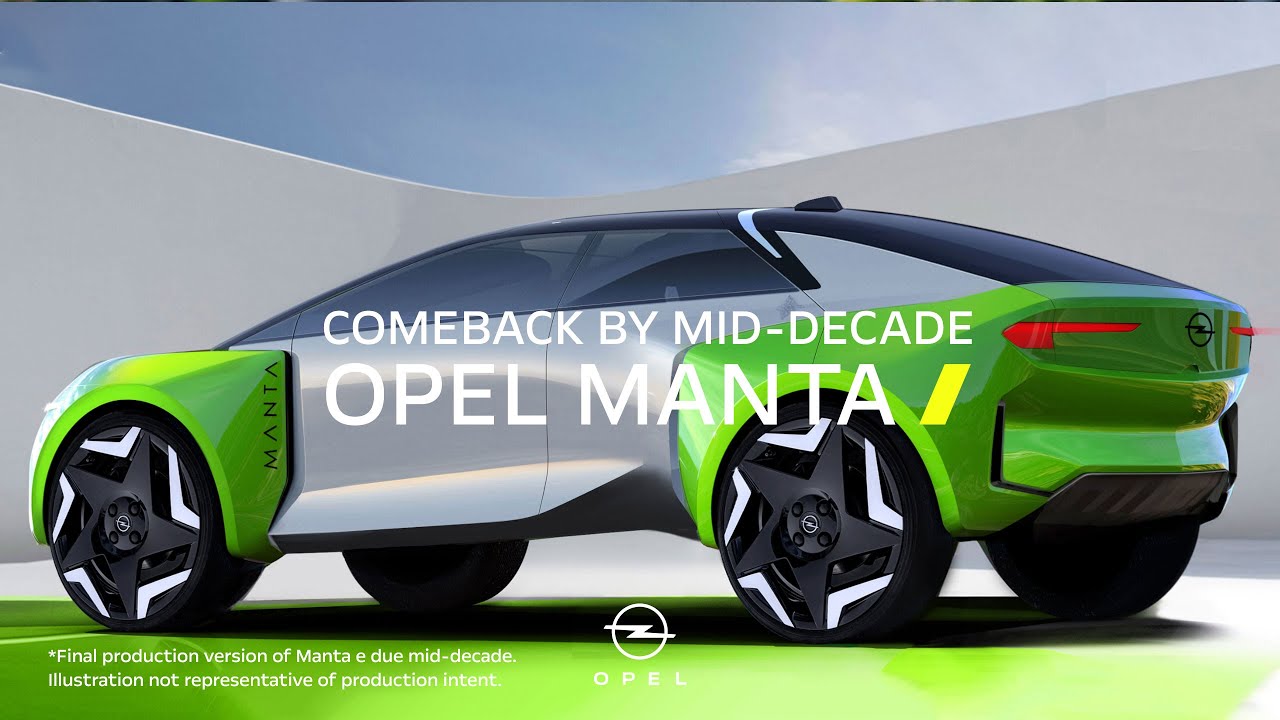Opel Manta regressa como elétrico em 2025