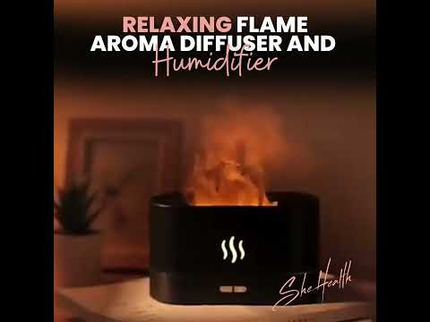 Relaxing Flame aroma diffuser and humidifier