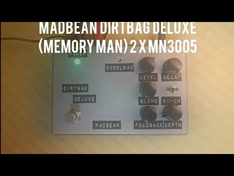 Madbean Dirtbag Deluxe Memory Man with MN3005 BBD Chips | Reverb