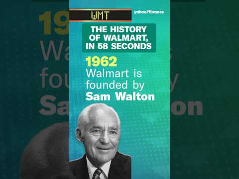 The history of @Walmart, in 59 seconds #shorts