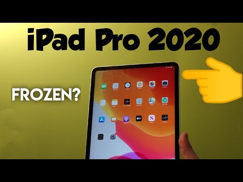iPad Pro 4th gen 2020 How to force restart if freezing or frozen