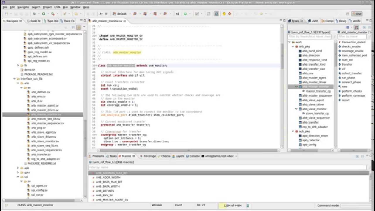 DVT Eclipse IDE Types View - Introduction