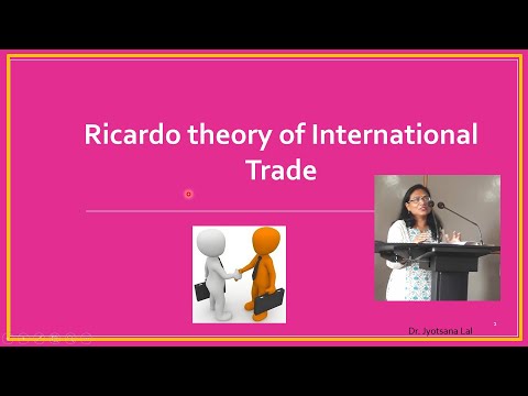 Ricardo Theory in 10 minutes | Comparative cost advantage theory | Trade theory | Easy Economics