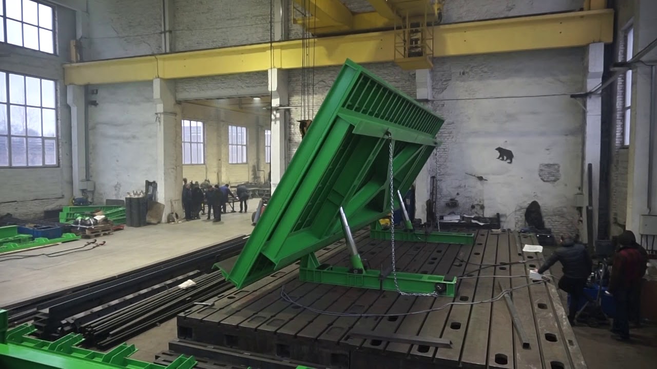 The tilting table for precast concrete by plant M-Konstruktor