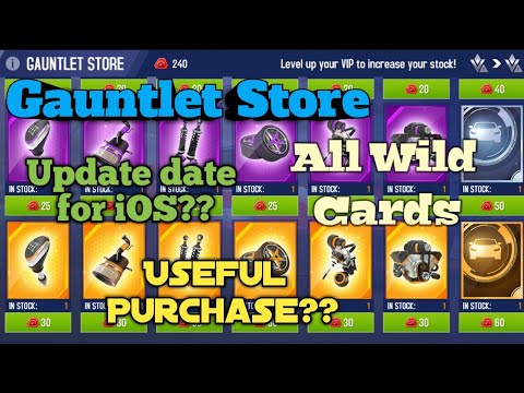 Asphalt 8 Gauntlet Store || Purchasing Wild Cards and Pro kits || #racingking #asphalt8 #update46