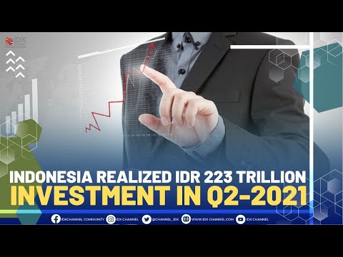 Indonesia Realized IDR 223 Trillion Investment in Q2-2021
