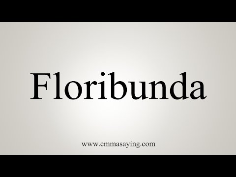 How To Say Floribunda
