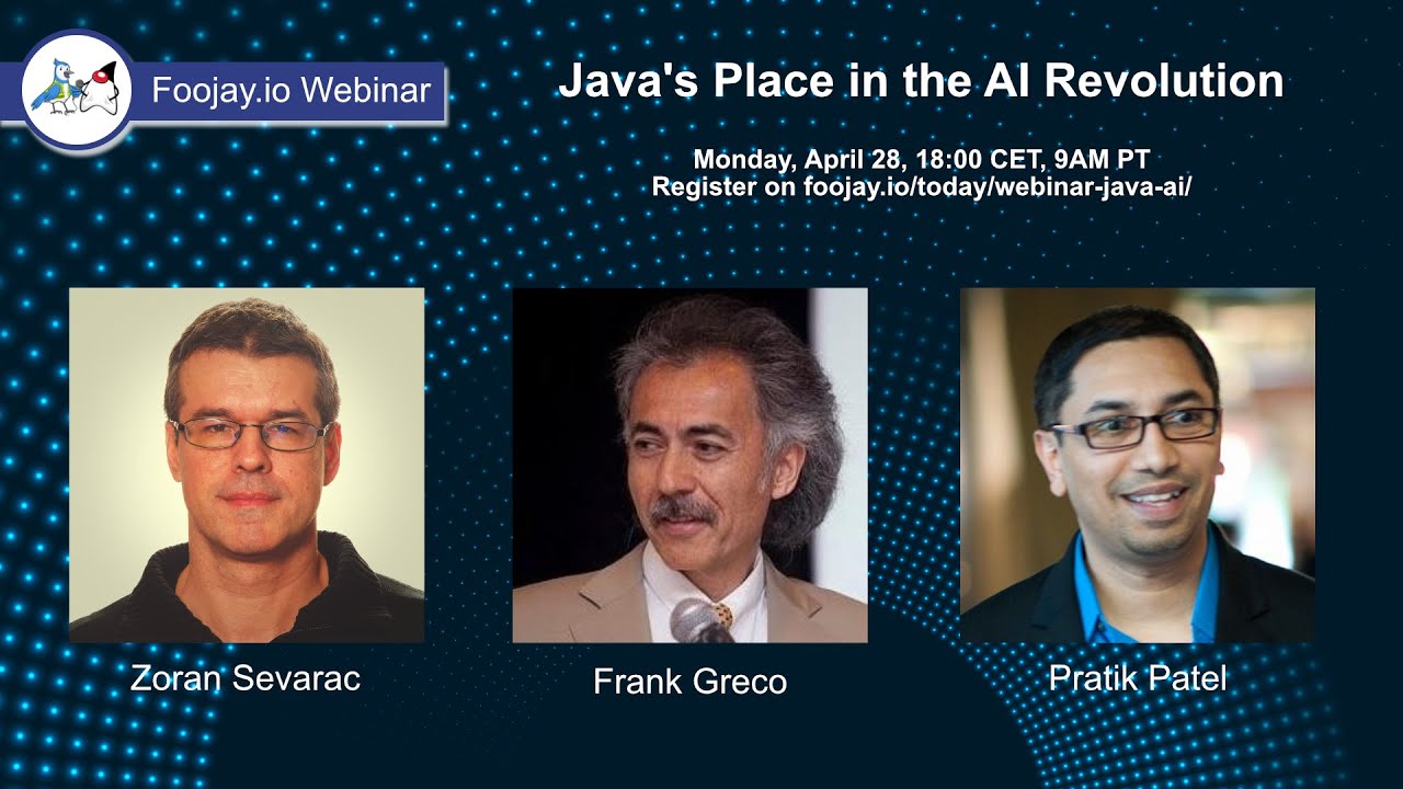 Foojay Webinar: Java's Place in the AI Revolution
