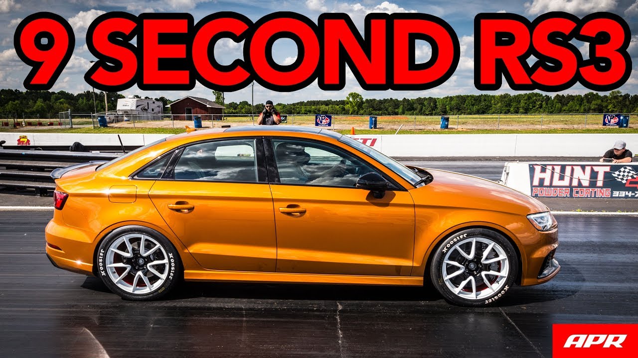 Tuned Audi RS3 Does 168 MPH 1/2-Mile, Out For Dodge Demon Blood ...