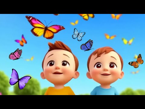 π¦πΊπFun Colourful Song | Butterfly, Flutter By!| #toddlers | #dance #fly | #viralkidsvideo