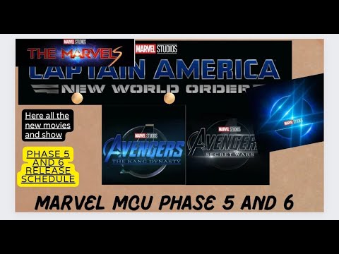 Marvel unveils timeline for MCU phases 5 and 6 #marvel #marvel #mcu #mcuphase5