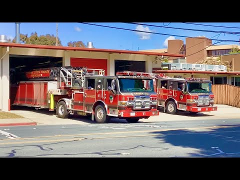 Contra Costa FPD Engine 608, Medic 2, Engine 1, Truck 1 and a handful of medics.