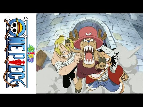 One Piece (4Kids Dub) Luffy & Sanji Try To Eat Chopper